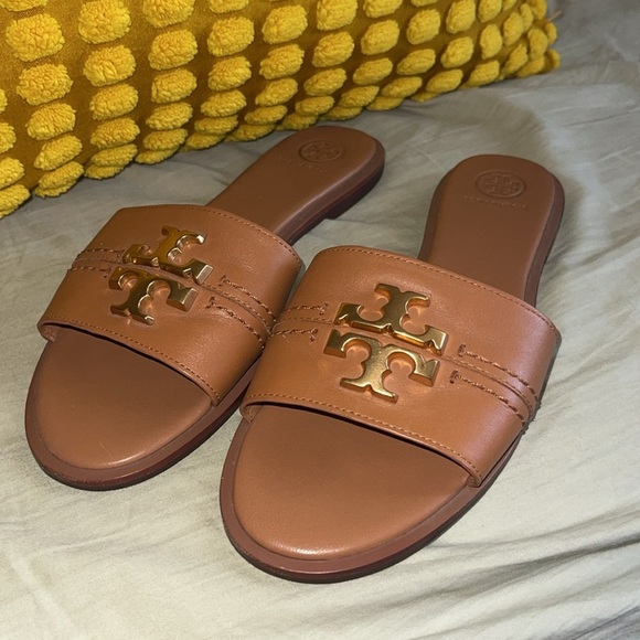 Tory Burch | Shoes | Tory Burch Everly Slide Sandals Almost New | Poshmark